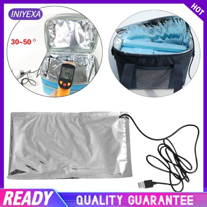 USB Thermostat Food Heater Warmer Heat Preservation Plate Warmer Bag ...