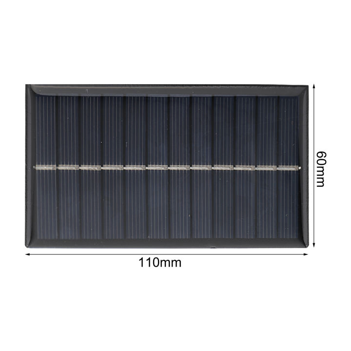 Low- Performance 3W 6V Solar Charger Small DC Charger Solar Garden ...