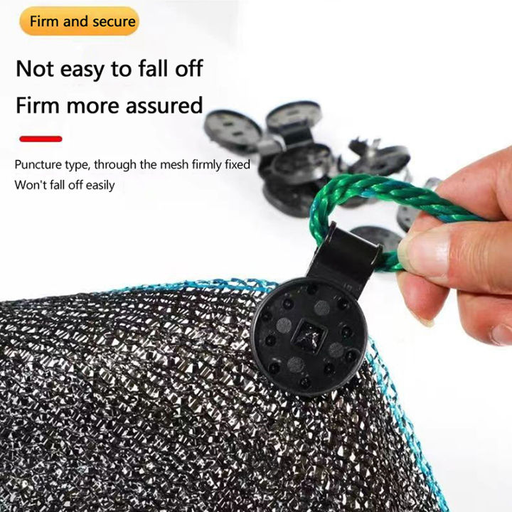 100Pcs Shade Cloth Plastic Clips Sun Shade Net Clips Greenhouse Fabric ...