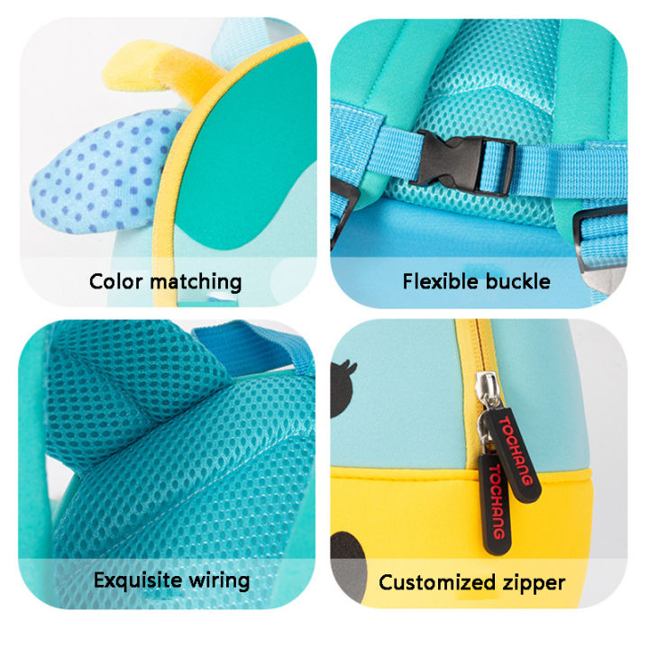 Fashion Children School Bags 3D Biomimetic Animal Kids Backpack ...