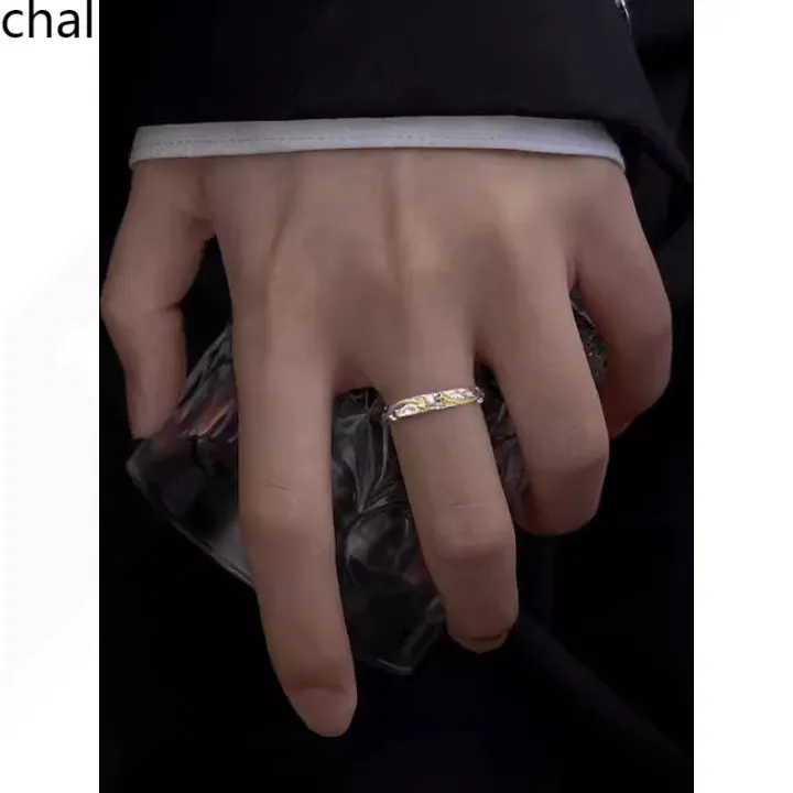 【I was hyped up】Authentic 999 Lone Star Ring Men's Ins Niche High-end ...