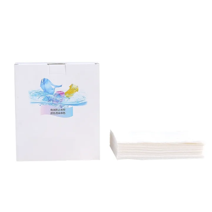 4 Boxes of Colored Clothes Suction Card Cleaning Anti-Staining Film ...