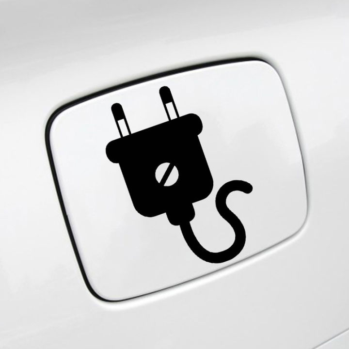 Electric Plug Shape Car Sticker Bumper Windshield Auto Decal Motorcycle ...
