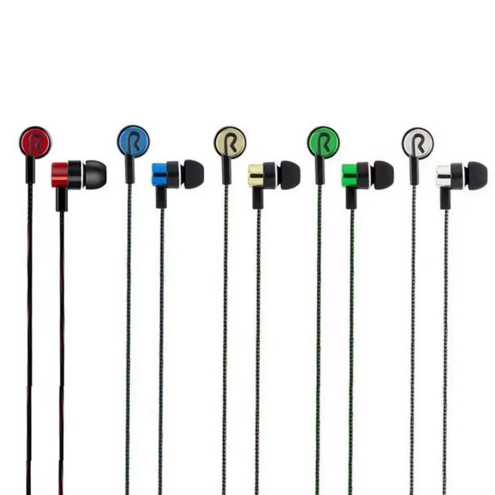 NEW In-Ear Stereo Earphone Braided Wire Headset Sport Earphones Wired ...
