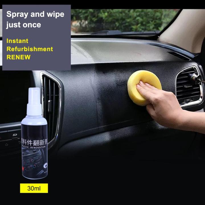 Hot 30ML Interior Plastic Plastic Parts Wax Retreading Agent Renewed ...