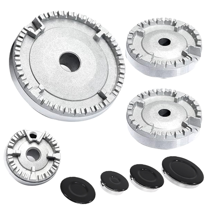 Oven Gas Hob Burner Crown Flame Cap, Upgraded Gas Burner Flame Cap Fits Most Gas Stove Burners ...