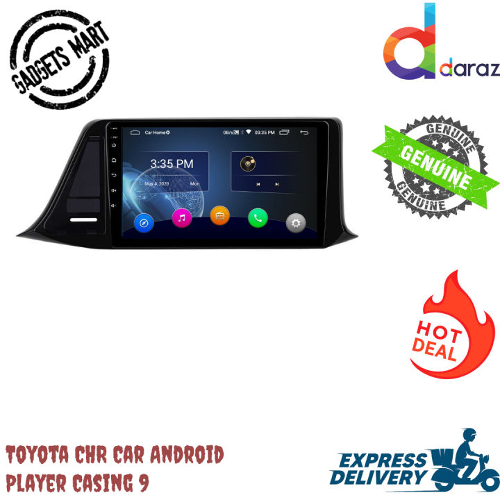 Toyota CHR Car Android Player Casing 9" Panel Frame | Daraz.lk
