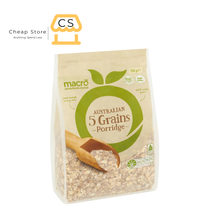 Five Grains Porridge Woolworths Macro Australian 750g | Daraz.lk