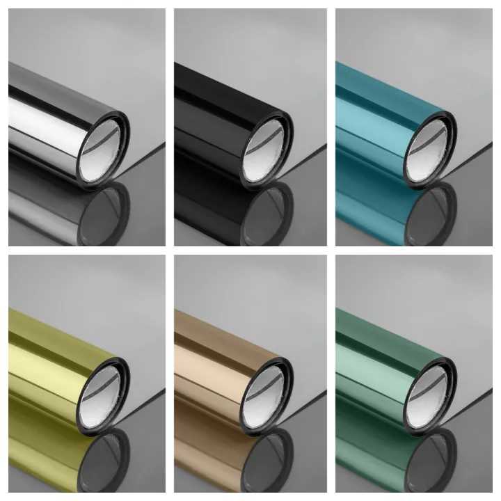 Reflective Window Film One Way Silver Mirror Glass Film Heat Control ...