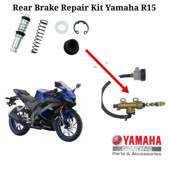 Rear Brake Master Cylinder Kit Yamaha R15 | Daraz.lk