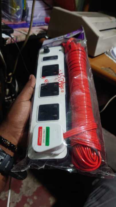 Multi Plug Power Extension Cord High Grade Multi Functional Power Cord ...