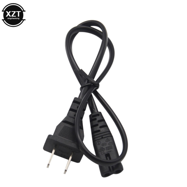 Iec 2 Pin Power Supply Cable 2ft 2-Prong Ac Plug Lead Wire Charging ...