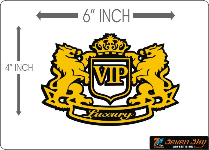 VIP Stickers For Car Van Bike Alto Wagonr 3 Wheel Bus Sports Car Helmet ...