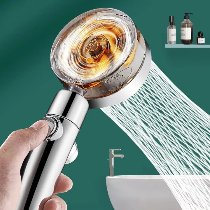 SPA rain shower head hand shower Multifunction adjustable high pressure ...