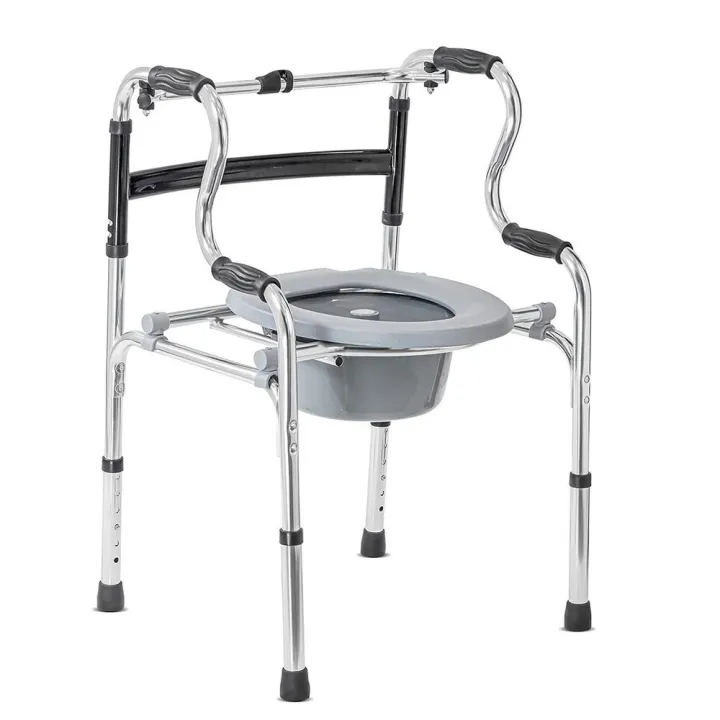 Moving Walker with Commode Leg Adjustable | Daraz.lk
