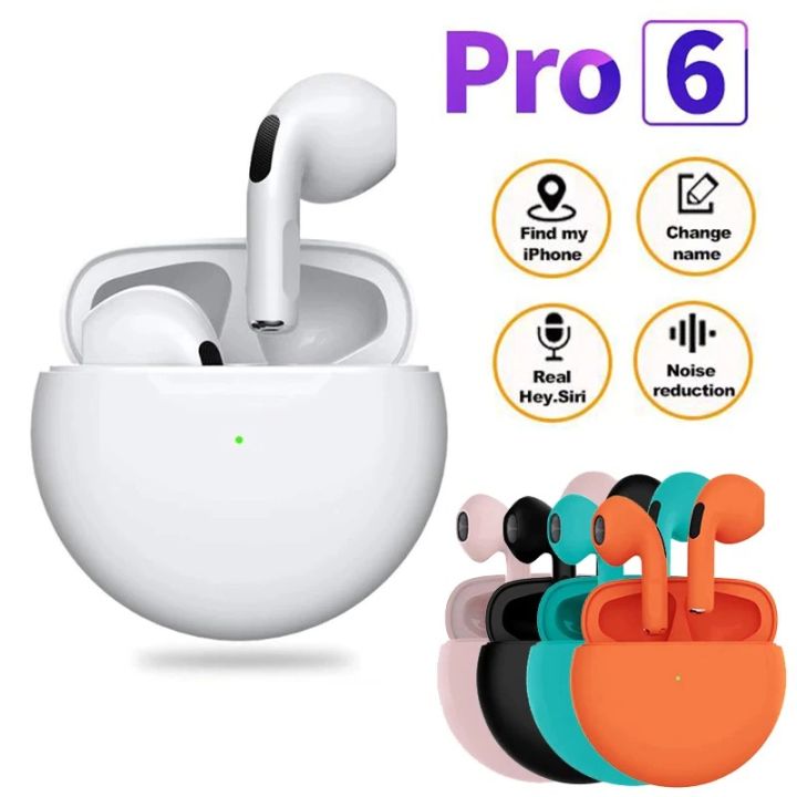 Wireless Bluetooth Headset Earbuds PRO 6 TWS Earphone For Android ...