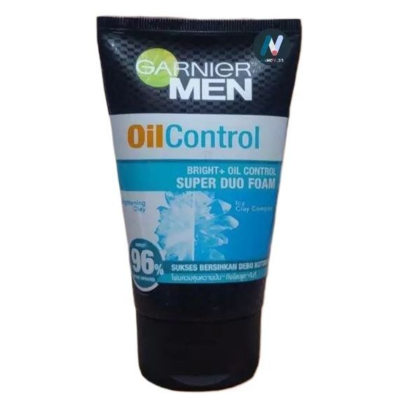 GARNIER MEN Oil Control Bright + Oil Control Super Duo Foam 100 Ml ...