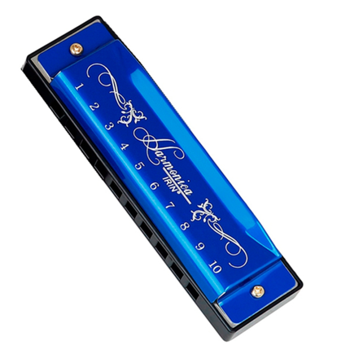 【100%-New】 IRIN 10-Hole 20-Tone Harmonica C Tune Mouth Blowing ...