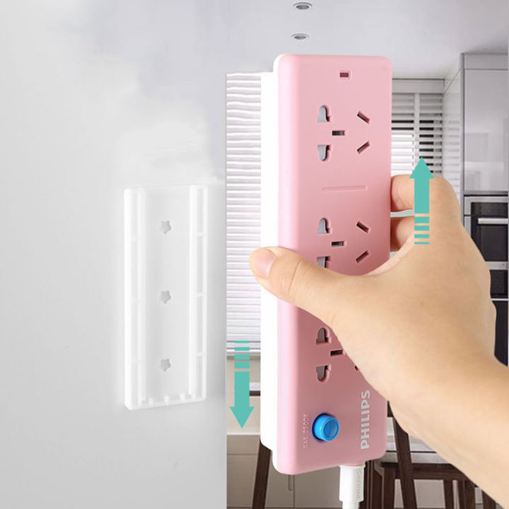 【Fullyoung_520 Store】Organizer seamless punch plug sticker wall fixer ...