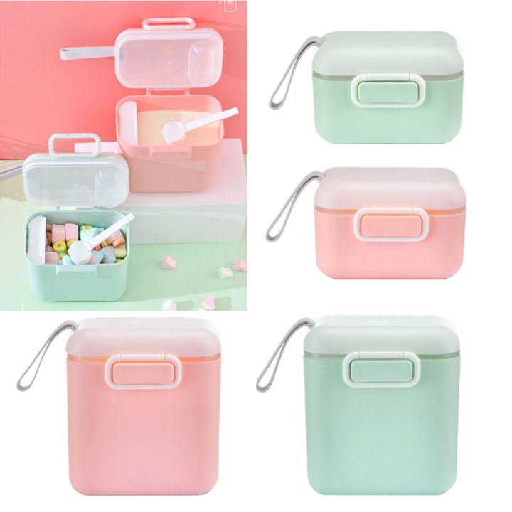 【HOT】 Baby Formula Dispenser With Scoop 400Ml/800Ml Milk Powder Storage ...