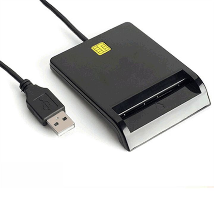 USB Smart Card Reader Id Device Connector Authenticator ID Card Smart ...