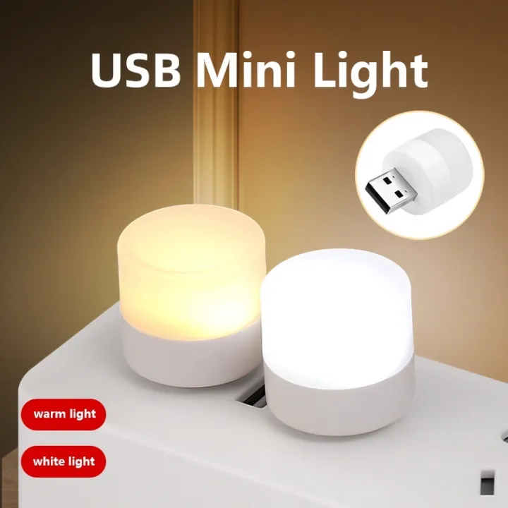 5V 1W Pocket Mini LED Night Light USB Plug Lamp Power Bank Charging ...