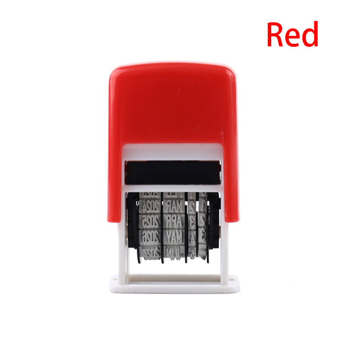 DIY Handle Account Date Stamps Stamping Mud Set Mini Self-Inking Stamps ...