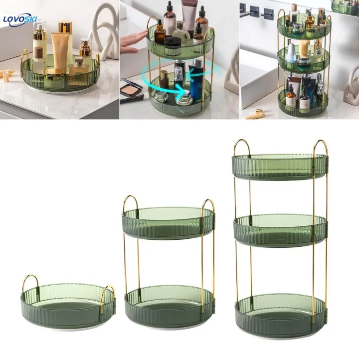 360 Degree Rotating Seasoning Organizer Non Skid Revolving for ...