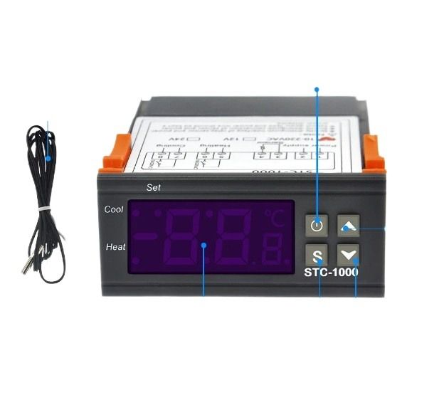 Thermostat Incubator Electronic Digital Display Temperature Sensor STC ...