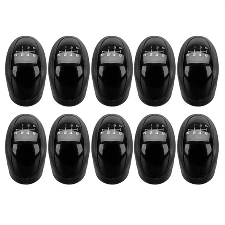(GGBR) 10PCS 6 Speed Black Manual Gear Shift Knob for W639 Sprinter II ...
