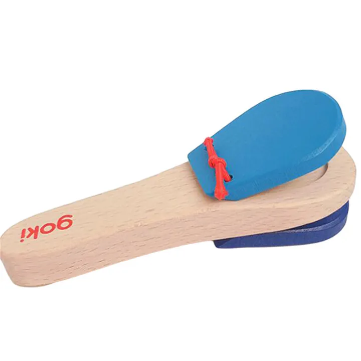 【Clearance Markdowns】Wooden Percussion Handle Clapping Castanets Board ...