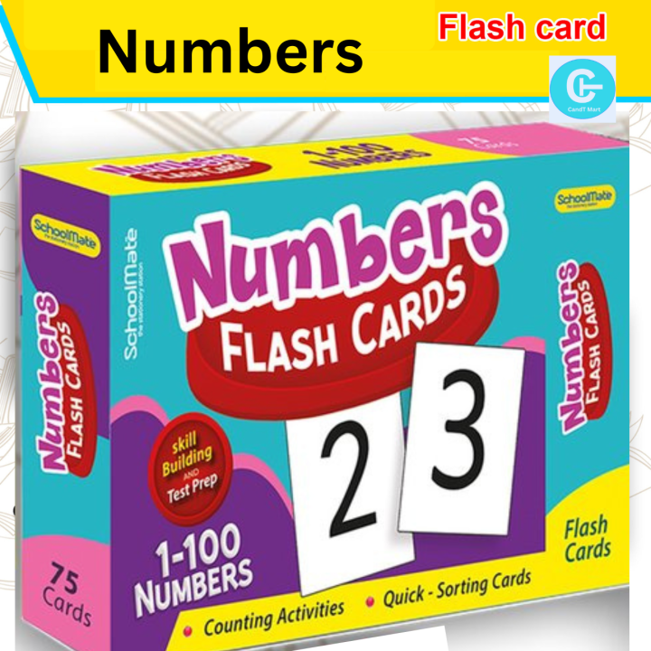 Flash Cards Numbers - Baby kids Early Educational Toys Gift | Daraz.lk