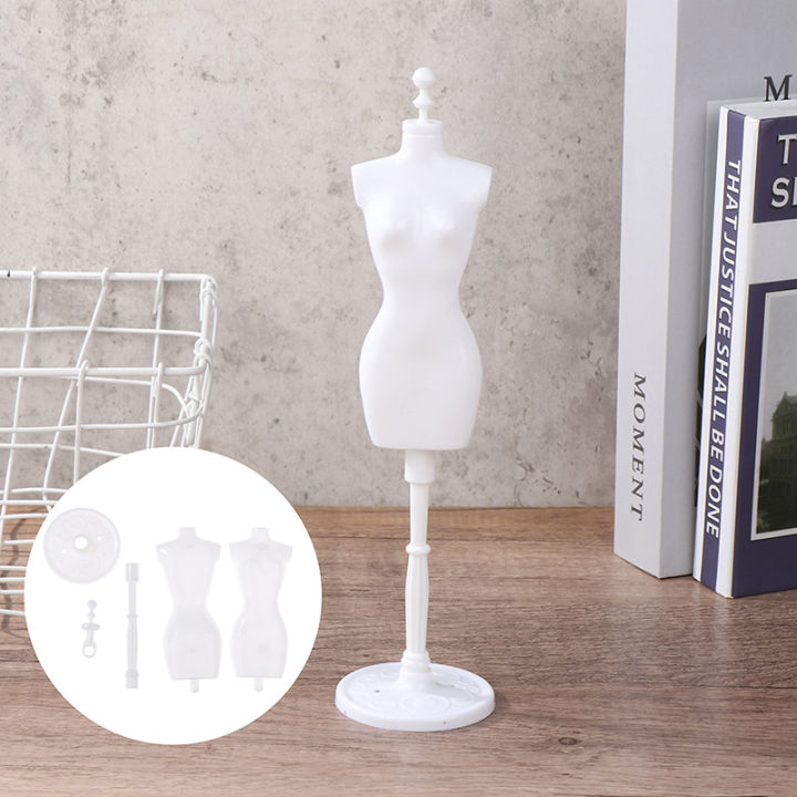 1Set 1:6 Dollhouse Miniature Mannequin Coat Hanger Skirt Support ...