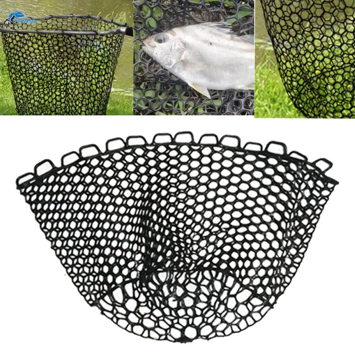 Silicone Fishing Mesh Net Fishing Landing Net 110cmx30cm | Daraz.lk