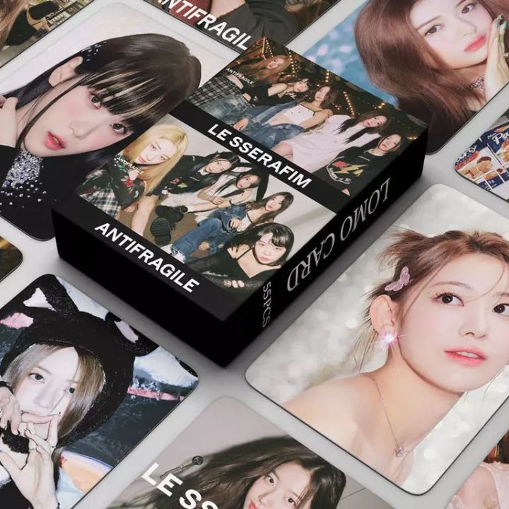 KPOP - Le Sserafim Anti Fragile Lomo Sticker card Pack (30pcs) | Daraz.lk
