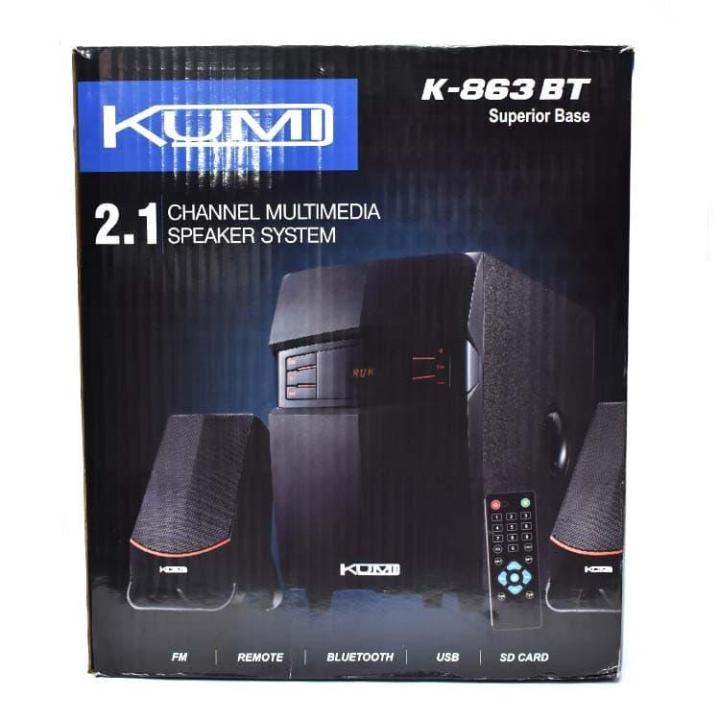 Kumi Speaker System USB Blutooth - Black | Daraz.lk