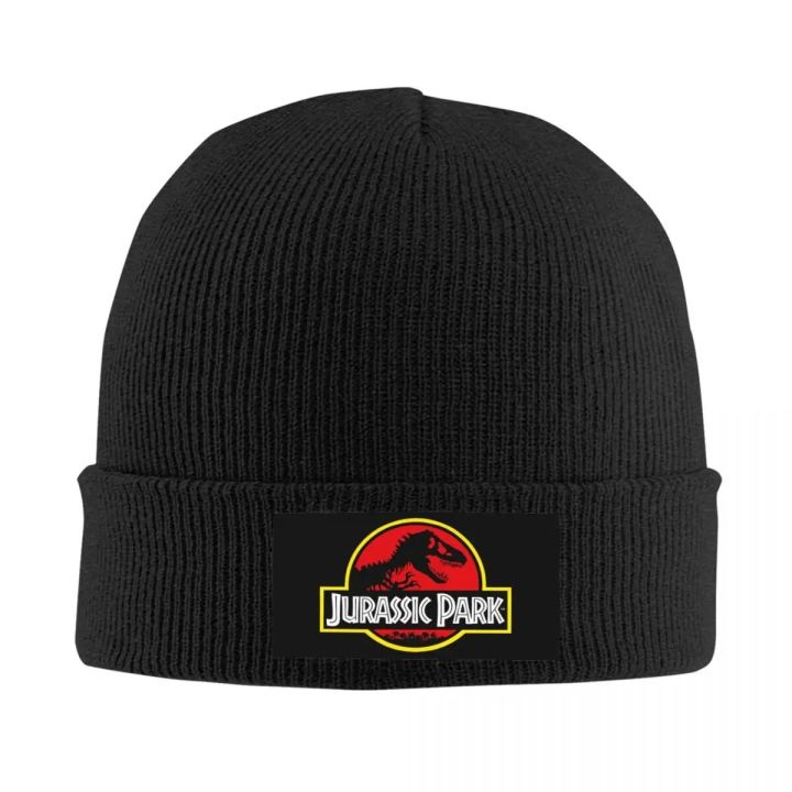 Jurassic Park Skullies Beanies Caps Winter Warm Knitted Hat Women Men ...