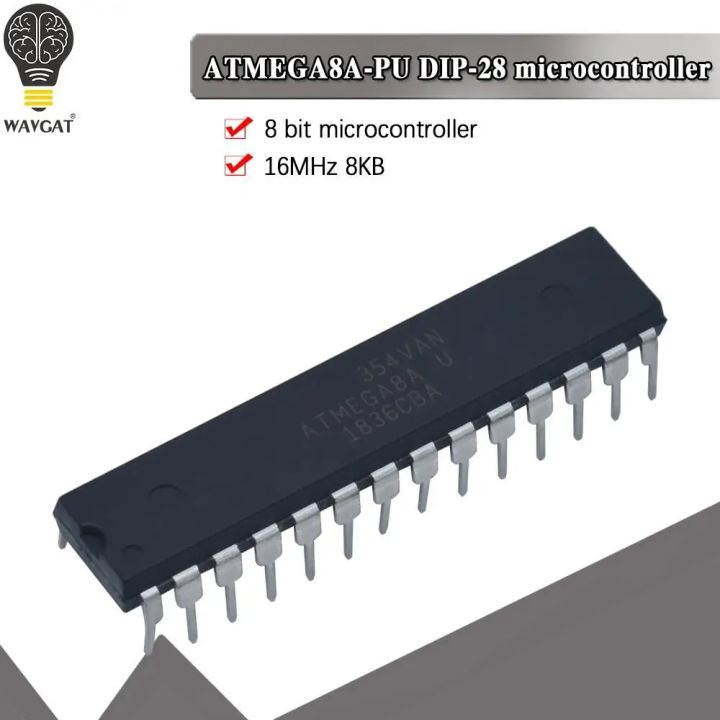 ATMEGA8A-PU ATMEGA8A MEGA8A DIP-28 8-bit with 8K Bytes In-System ...