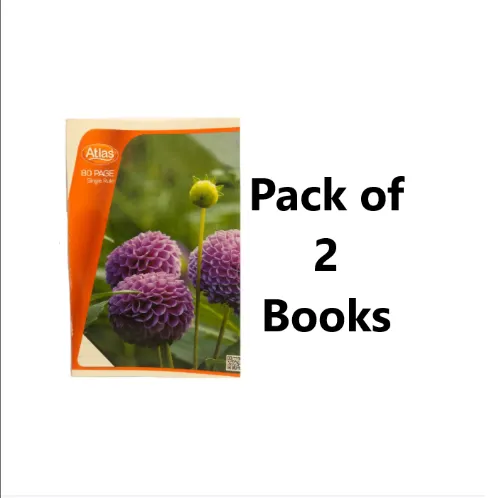 Atlas Single Ruled Exercise Book 80 Pages - 2 Books | Daraz.lk
