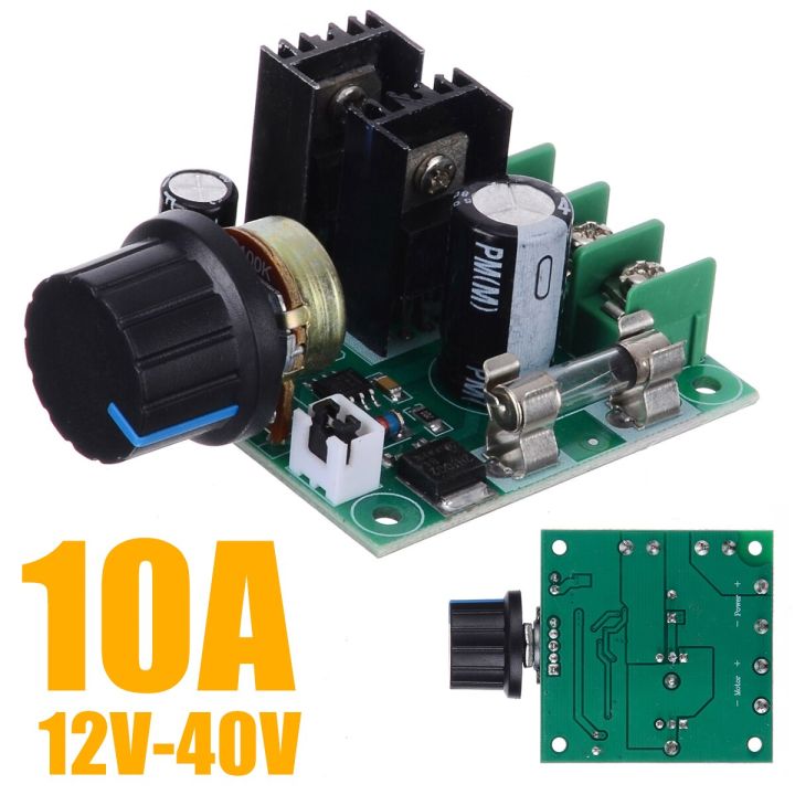 Electrical Motor Speed 12V-40V 10A PWM Control Switch Controller Dimmer Voltage Regulator with ...