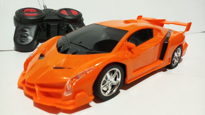 Remote control toy car : orange | Daraz.lk