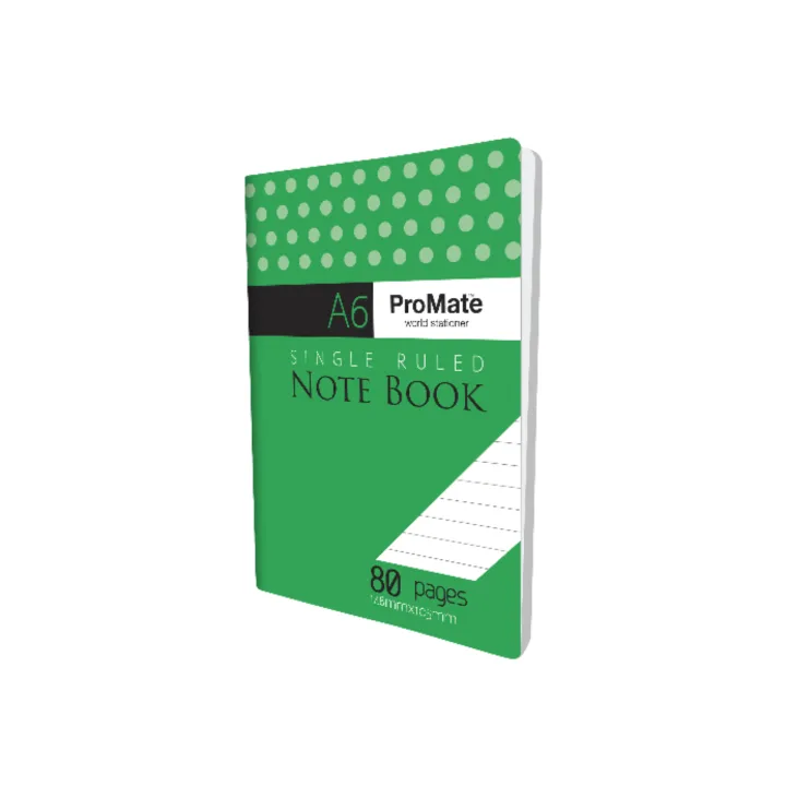 ProMate A6 Notebook 80Pgs | Daraz.lk