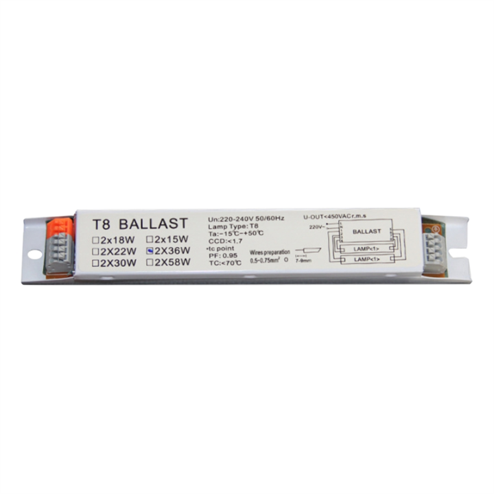 2x36W T8 Compact Electronic Ballast for Tube Desk Lights, Fluorescent ...