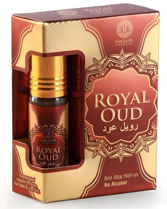 Royal Oud Original White Oud Premium Arabic Attar, Floral, Aromatic ...