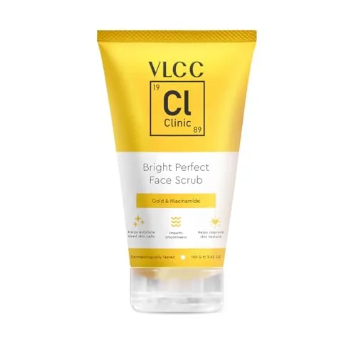 VLCC Clinic Bright Perfect Face Scrub - 100g | Mild Exfoliation | Anti ...