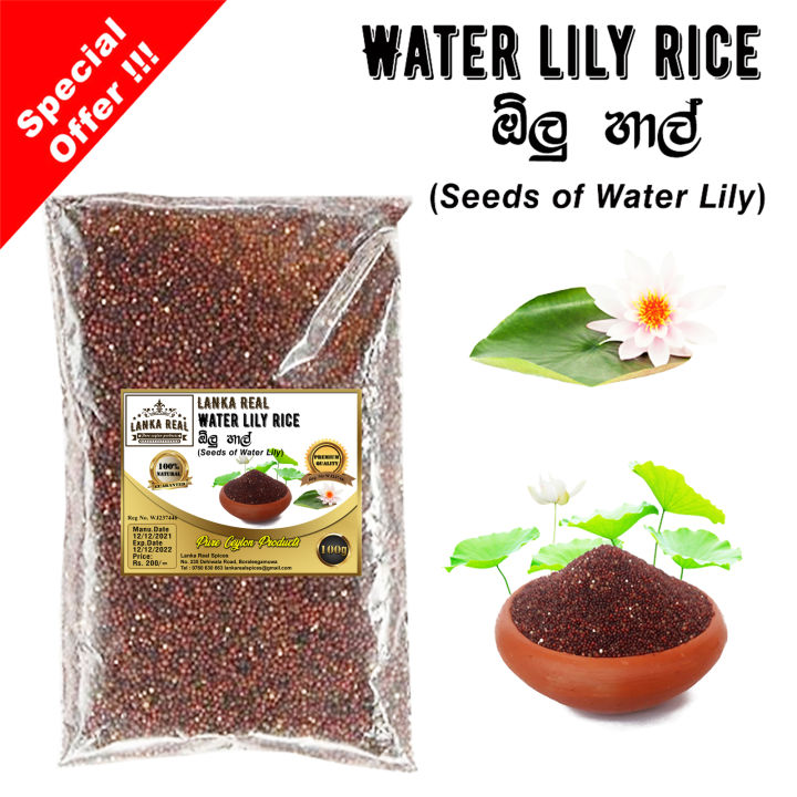 Olu Hal, Olu Sahal, Water Lilly Seeds - 100g | Daraz.lk