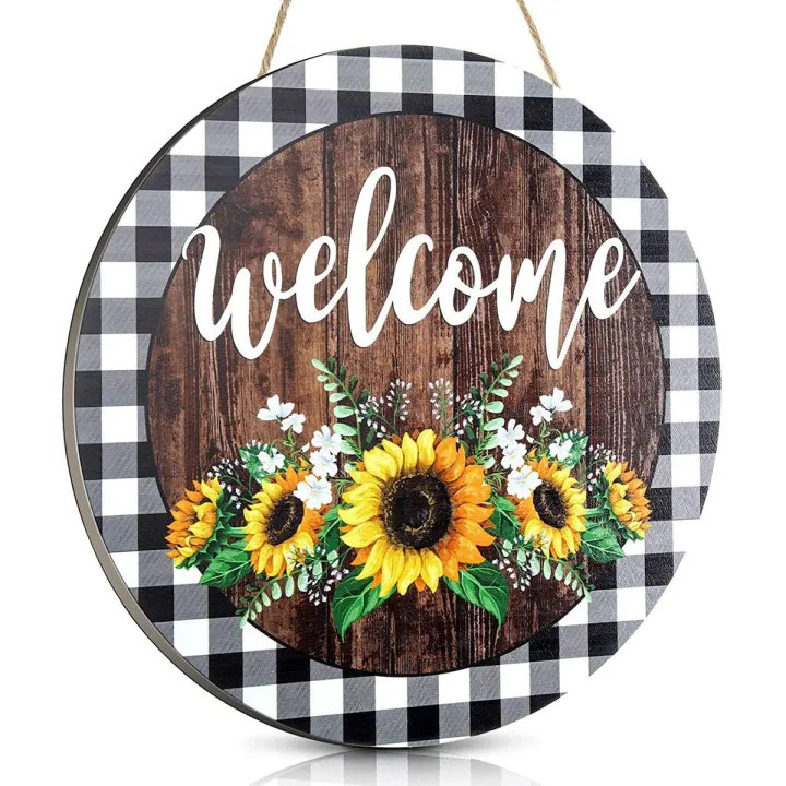 Spreeshop 30X30CM Word Sign Sign WELCOME Wooden Listing Board Painting ...