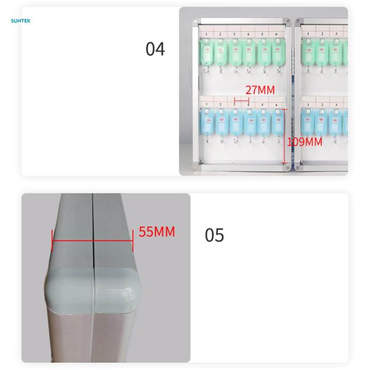 Keys Management Box, security key box with Combination Lock, 48Keys ...