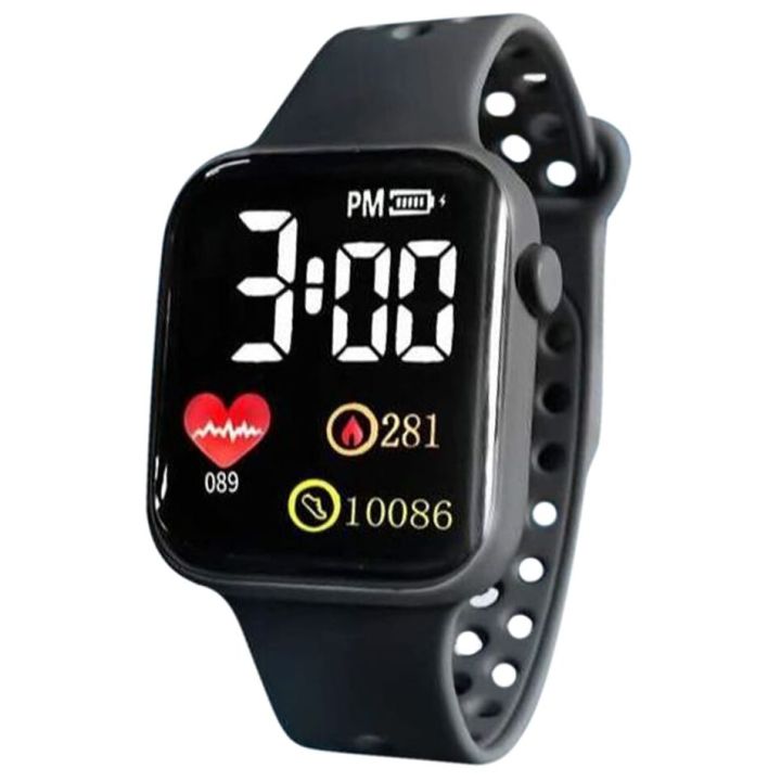 LED Digital Fashionable Luxury Silicone Band Sports Colourful Belt ...