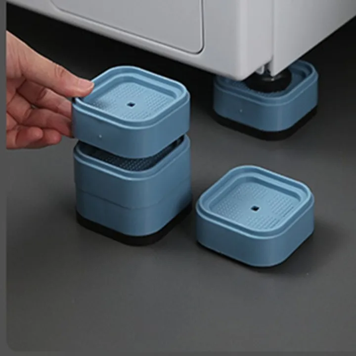 Square Anti Vibration Washer Feet Legs Mat Leg Base Refrigerator ...
